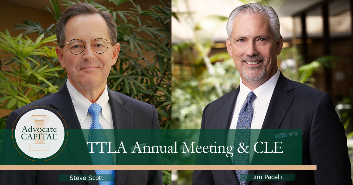 Headed to Austin for the TTLA 2023 Annual Meeting! | Advocate Capital, Inc.
