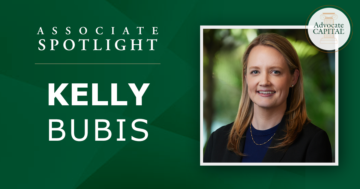 Associate Spotlight: Kelly Bubis | Advocate Capital, Inc.