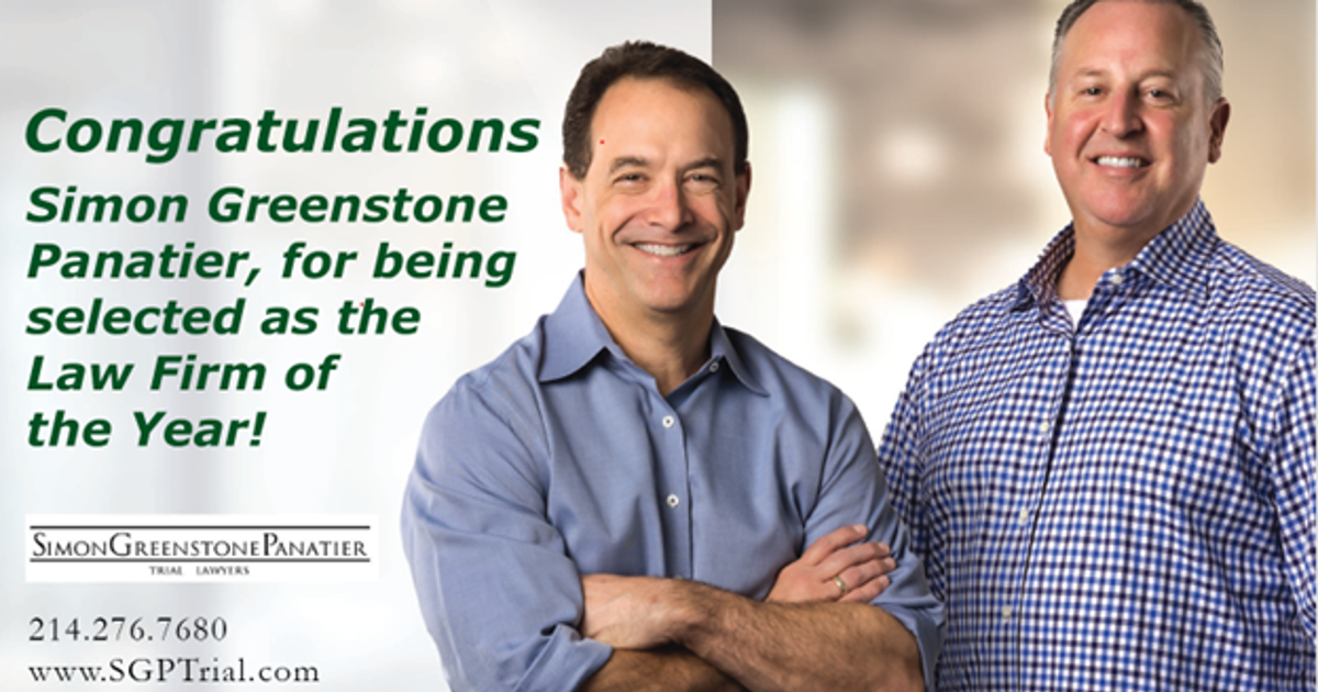 Simon Greenstone Panatier selected as Dallas’ Law Firm of the Year by ...