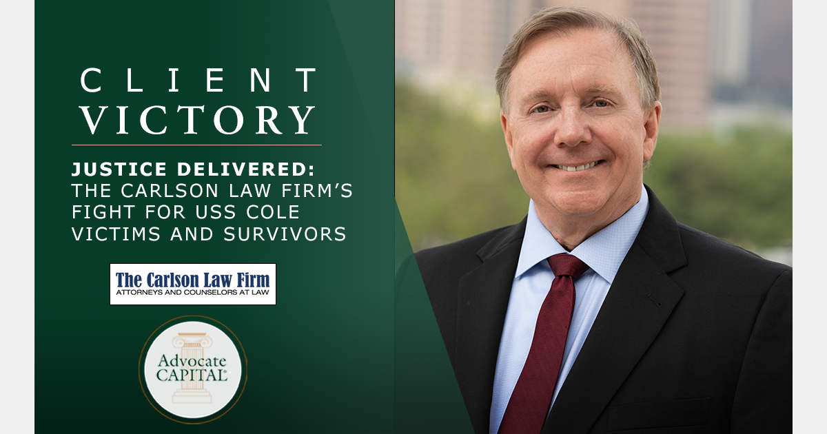 Justice Delivered: The Carlson Law Firm’s Fight for USS Cole Victims ...