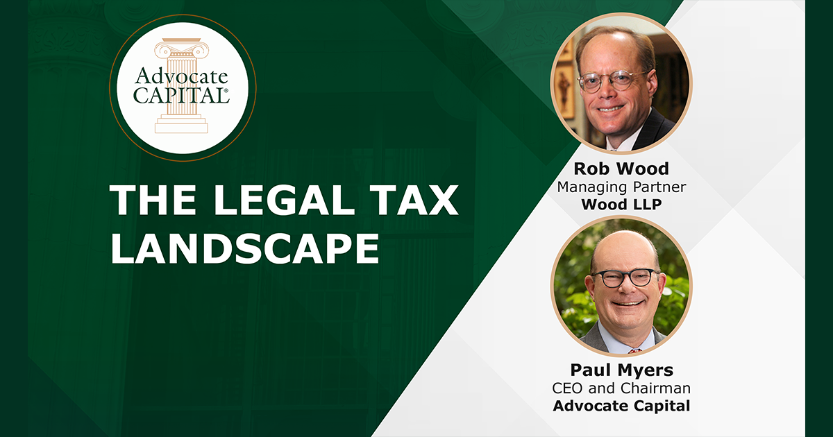 Law Firm Taxes Webinar with Rob Wood Recording Available Now | Advocate ...