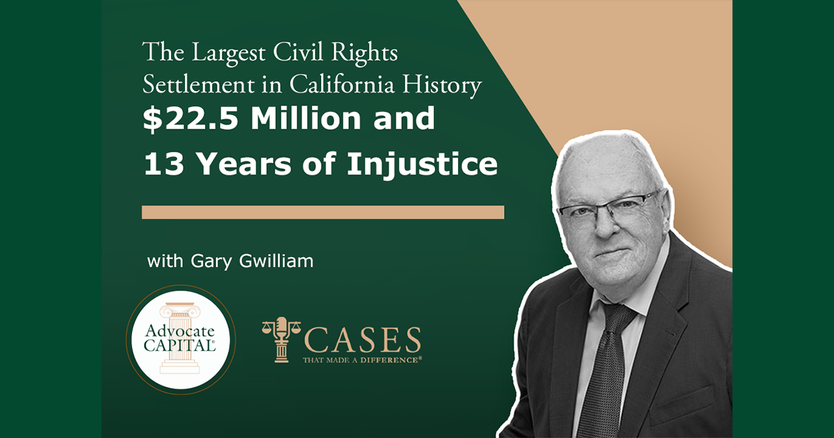 Gary Gwilliam on His $22.5 Million Malicious Prosecution Settlement ...